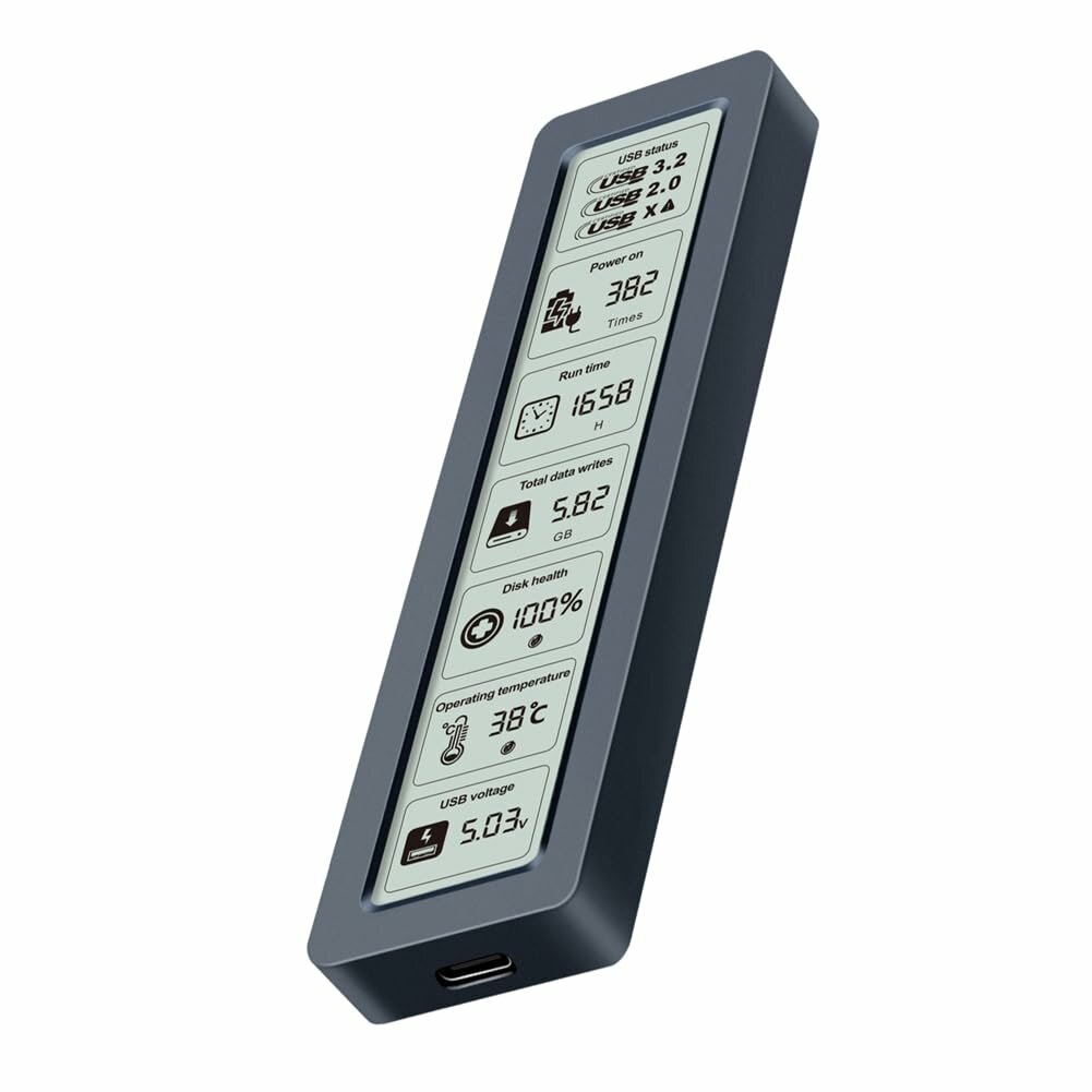 M.2 NVMe SSD внешний бокс из алюминиевого сплава интерфейс USB3.2 Type-C передача данных со скоростью 10Gbps кабель C-C-A двухв, 1 шт внешний бокс, 1 шт кабель