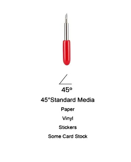 Адаптированные ножи-лезвия для плоттера Cricut Explore Air, угол 45 градусов, цена за 5 ножей