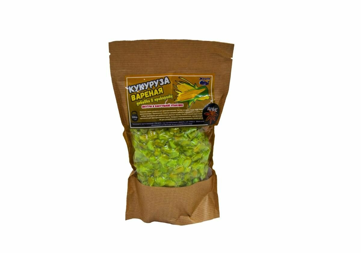 Кукуруза вареная в вакуумной упаковке (350гр) "анис"
