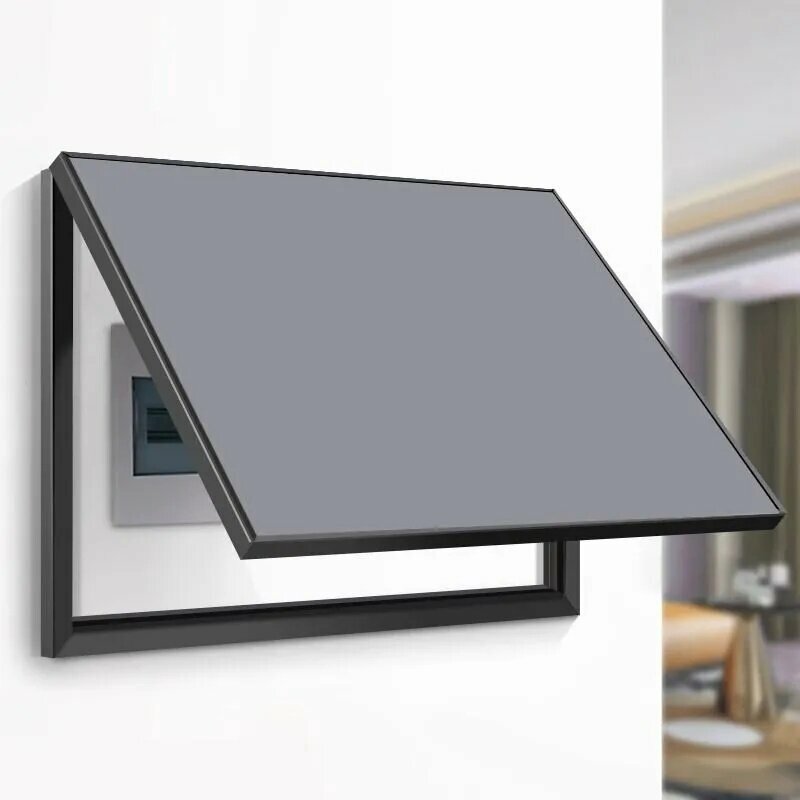 Крышка для электросчетчика 40x30 см, откидной механизм, скрытый декор