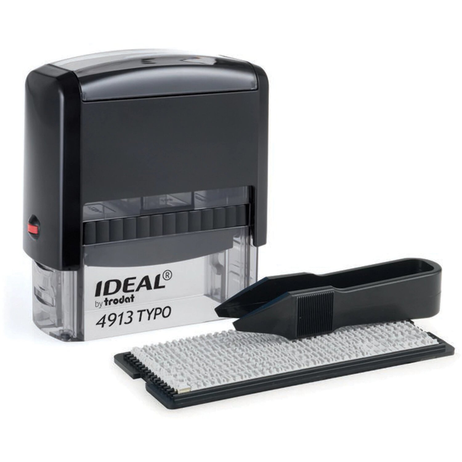 Штамп самонаборный 5-строчный, оттиск 5822 мм, без рамки, TRODAT IDEAL 4913 P2, касса В комплекте