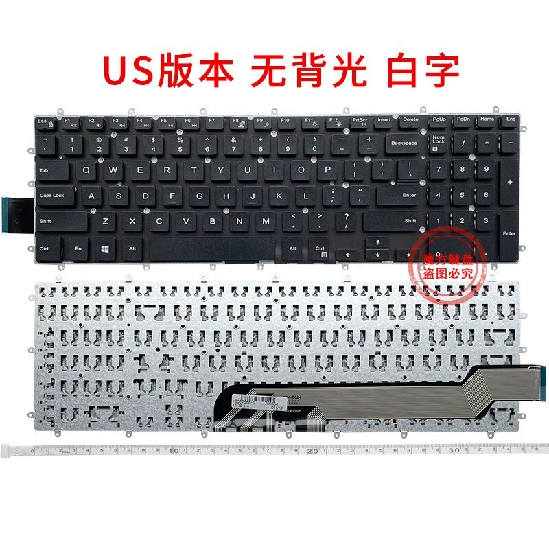 Подходит для клавиатур Dell G5-5590, 5575, 5500, G7-7580, P71F, P66F (для рынков России, СНГ, Великобритании, Бразилии)