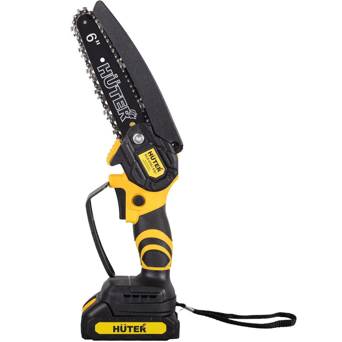 Пила цепная аккумуляторная Huter ELS ELS-2/6Li (70/10/33) желтый/черный