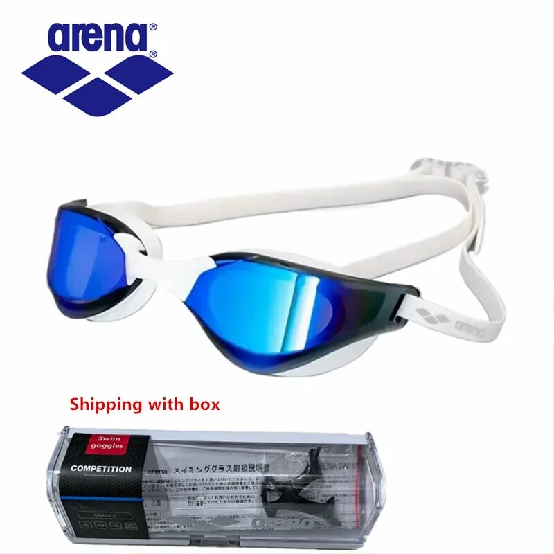 ARENA waterproof and anti fog racing professional high-definition swimming goggles UV400 competition training swimming equipment