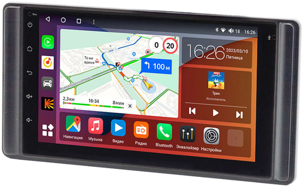 Штатная магнитола Great Wall Hover M2 2010-2014 Canbox H-Line 4617-RP-GWW5-246 Android 10 (4G-SIM, 4/64, DSP, QLed)