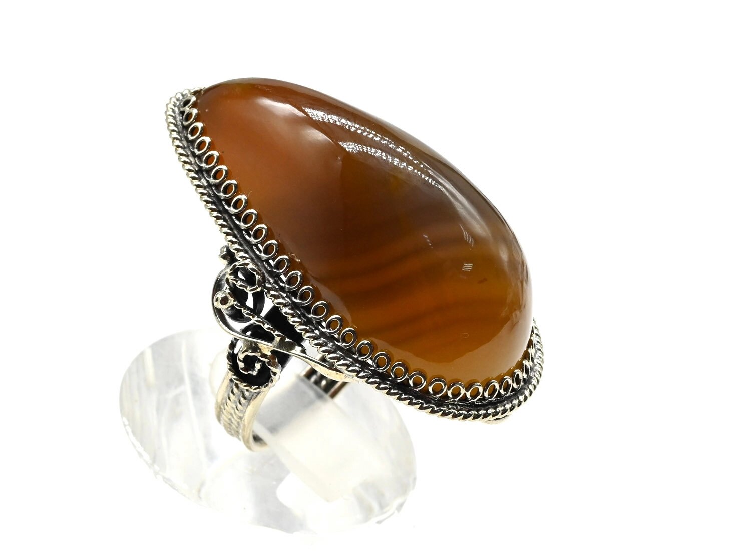 Кольцо, сердолик