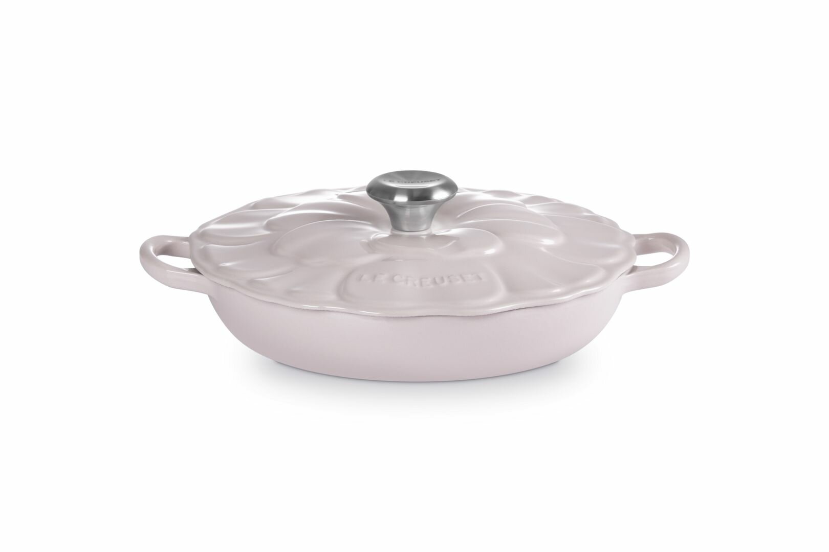 Le Creuset Форма для запекания Cast Iron Petal Shallow Casserole, 26 см - цвет Shallot