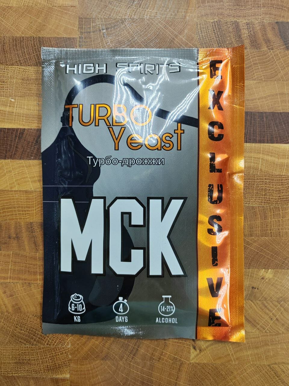 Турбо дрожжи High Spirit "MCK Exclusive", 140 грамм, 1 штука.