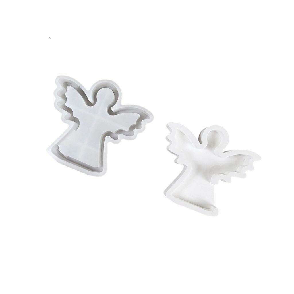 Силиконовые формы для отливки ангелов с сердцем и звездой, Ангельское дно