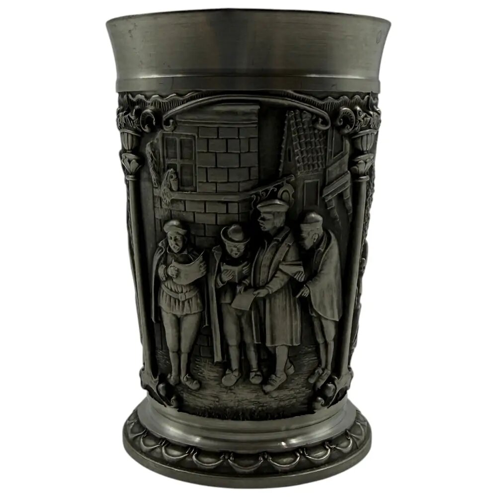 Стопка "Шпицвег", 100 мл, олово, 1950-1960 гг, SKS, Германия