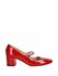 Туфли LOVE MOSCHINO Buckle pumps, размер 39, red