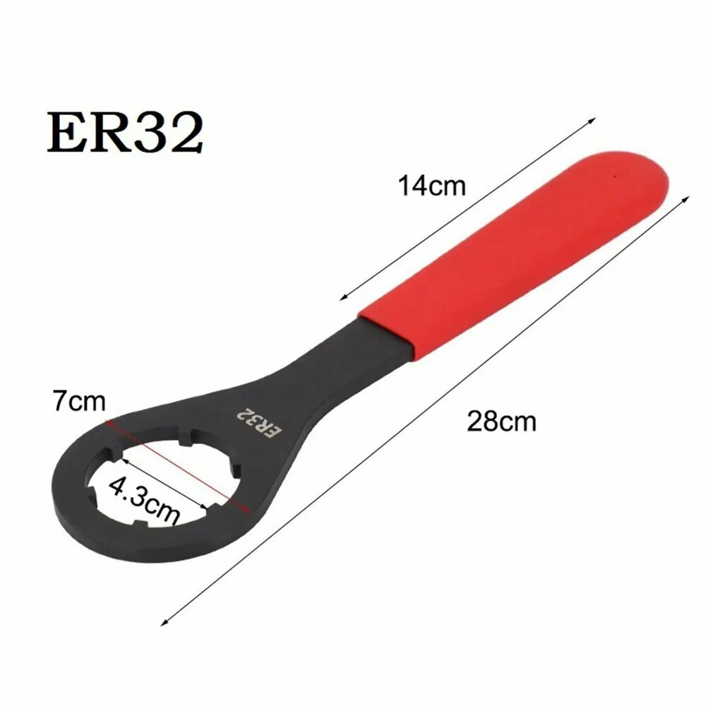 O тип ER16 ER20 ER25 ER32 цанговый ключ для станка с цанговым патроном ER-гайки