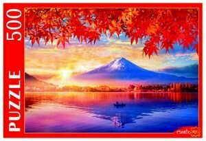 Пазл 500 деталей Япония Отражение горы Фудзи