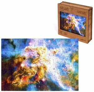 Пазл Галактика 121 деталей; деревянная коробка