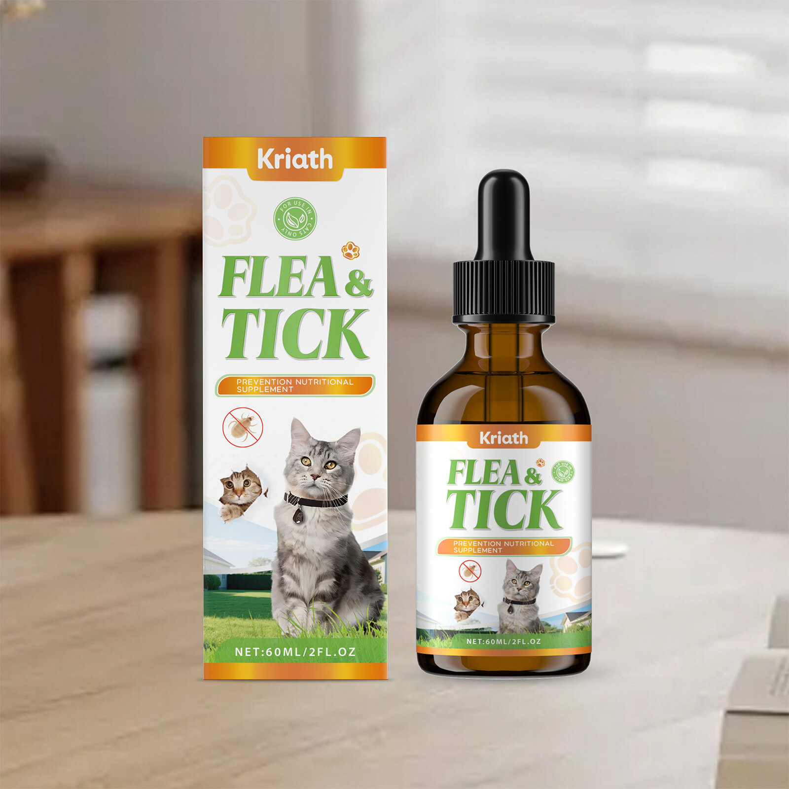 Капли для ухода за телом кошки, мягкий очищающий уход за кожей кошки, ежедневные капли для комфорта