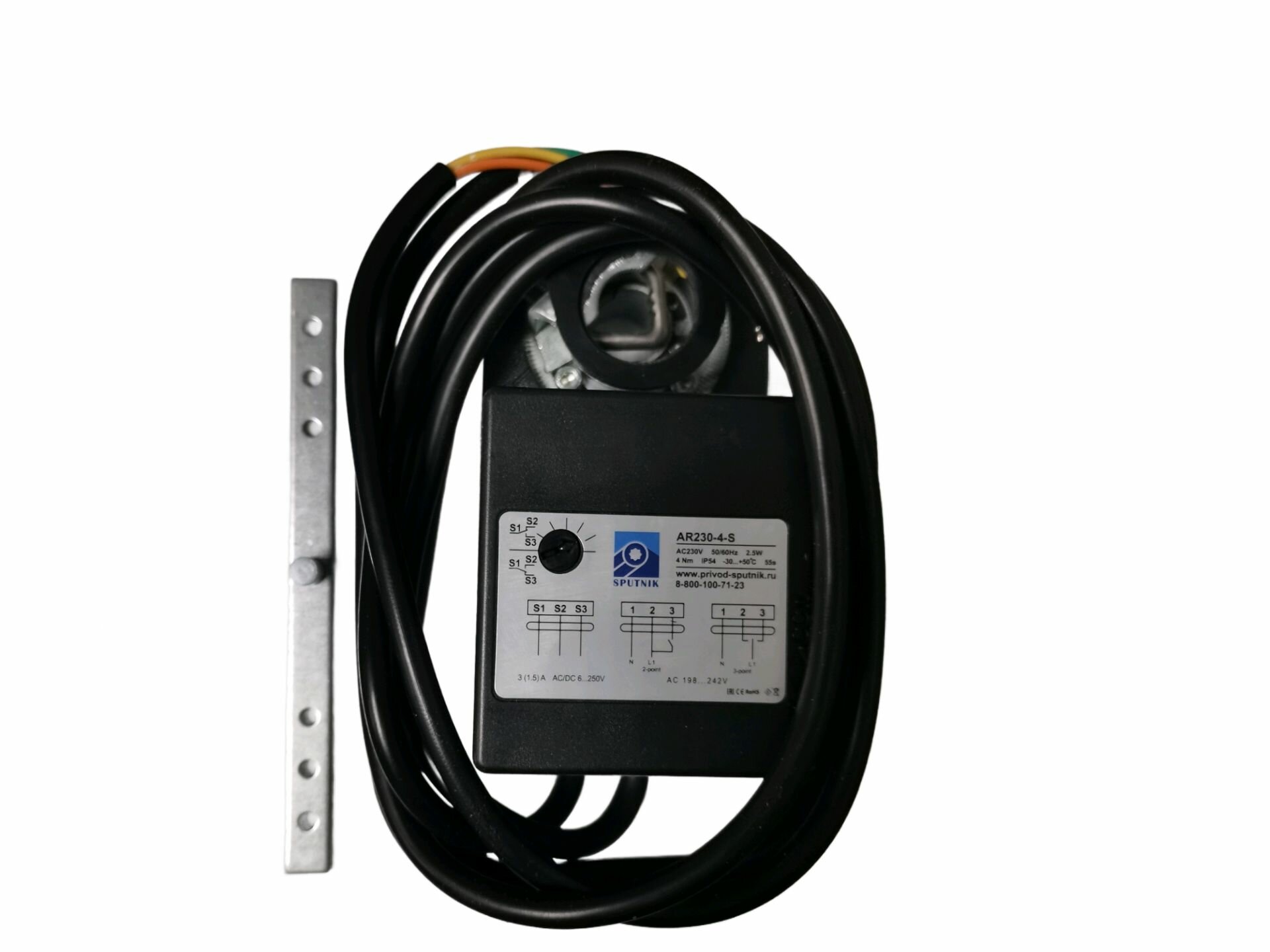 Привод Sputnik AR230-4-S, 4 Нм / 230 В без возвратной пружины