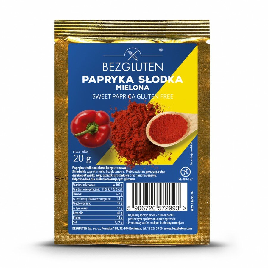 Безглютеновый сладкий перец Bezgluten, 10шт x 20г
