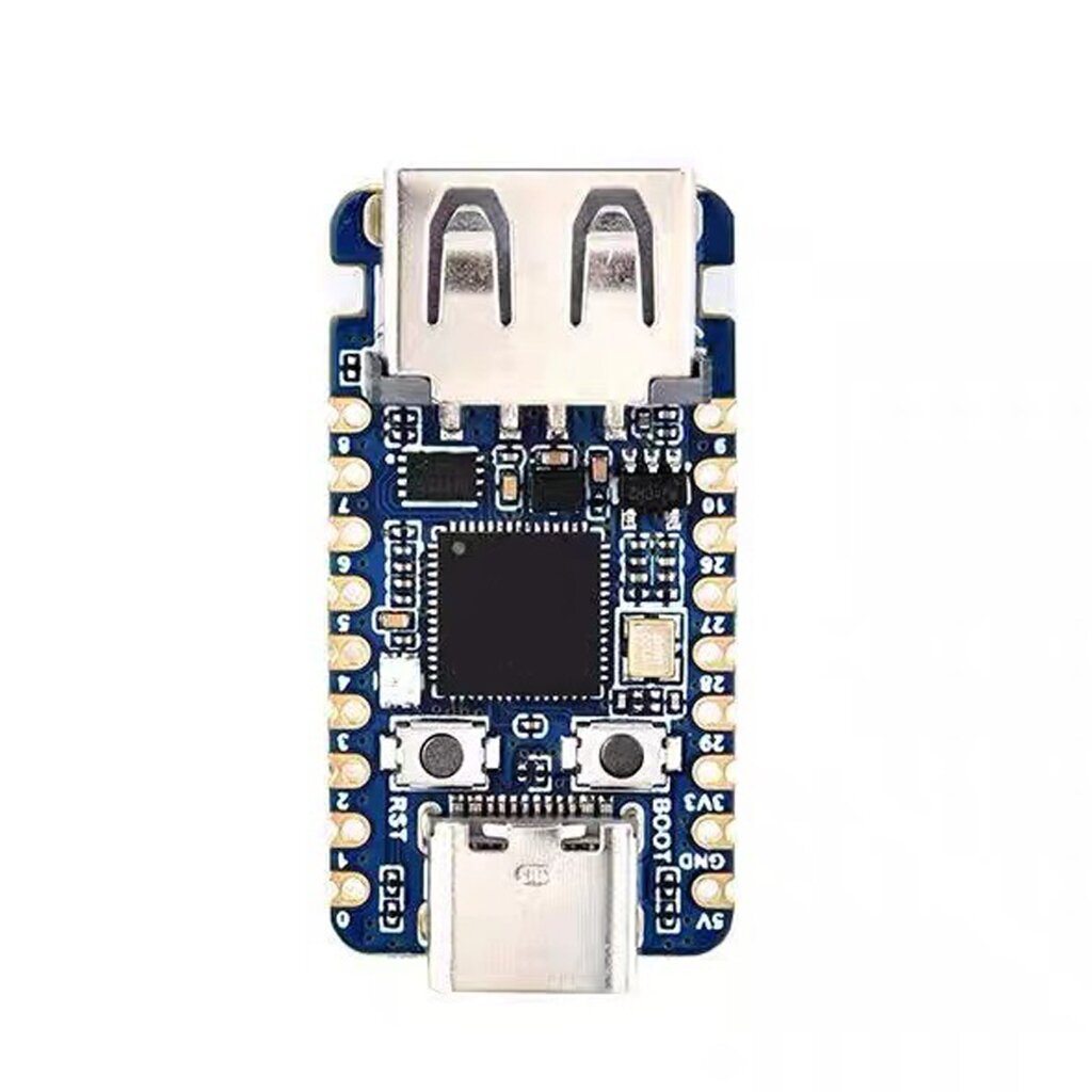 Плата RP2350 с портом USB C и 15 GPIO для обучения студентов