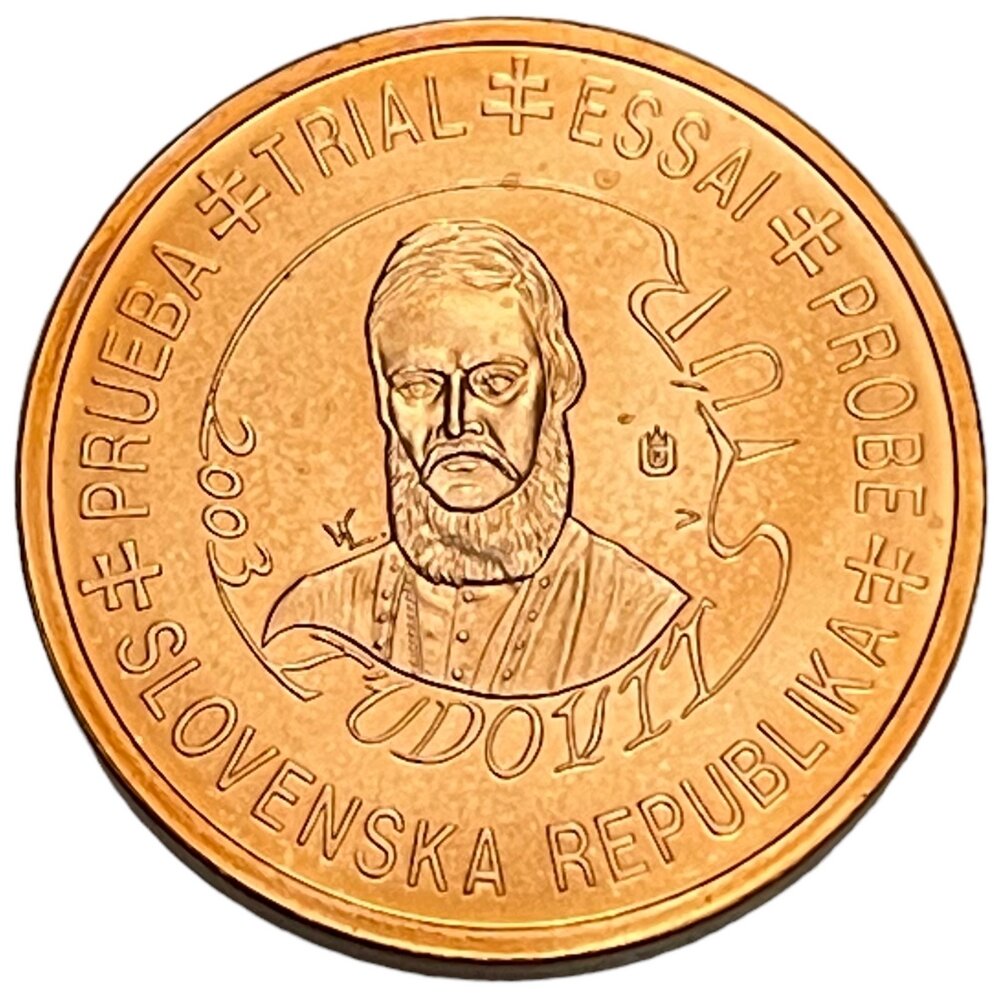 Словакия 2 евроцента 2003 г. Specimen (Проба)