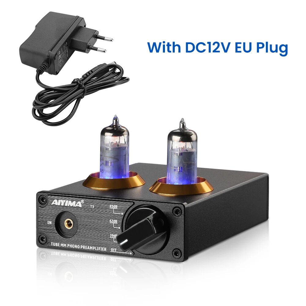 AIYIMA T3 вакуумный фонограф предусилитель T3 EU Plug