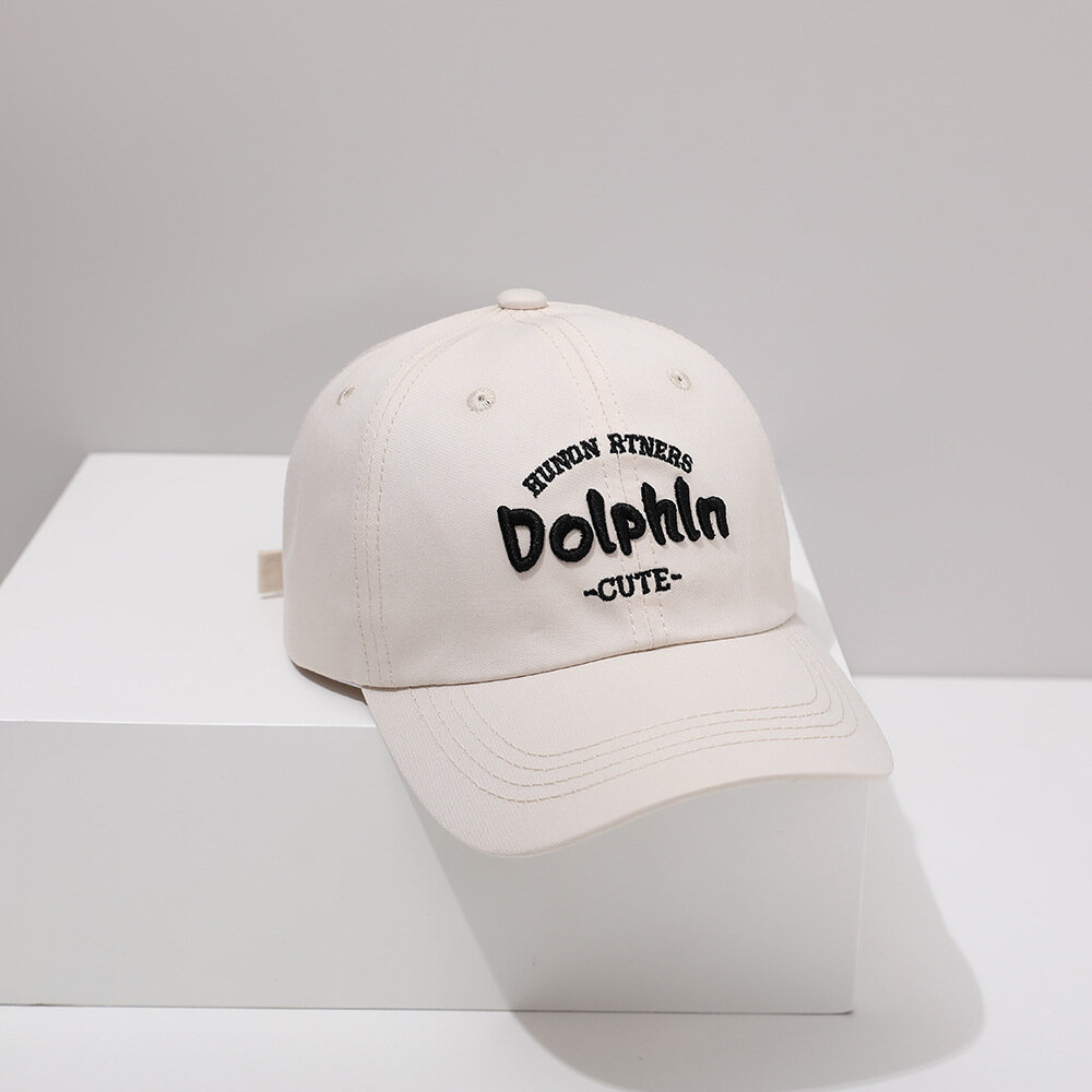 DIY Кепка Детская Буква Многоцветная Вышитая Солнцезащитная Хлопок