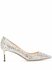 Туфли JIMMY CHOO Romy 60, размер 34.5, серебристый