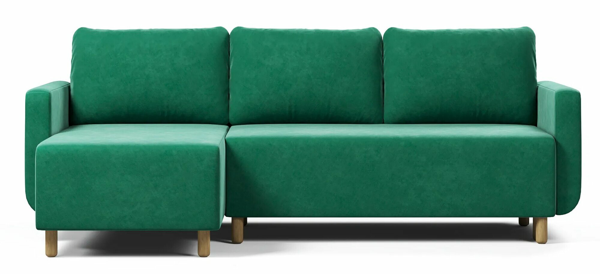 Угловой диван-кровать Беллер, 220х138х90 см, механизм Еврокнижка, диван раскладной большой, с ящиком для белья