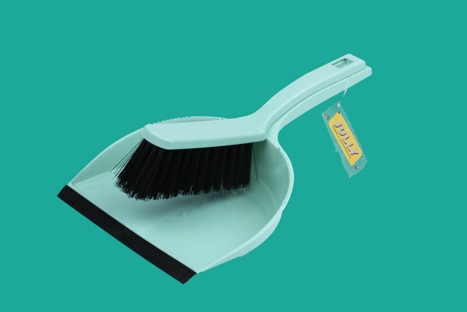 Набор: совок с резинкой+щетка, арт. SPB050