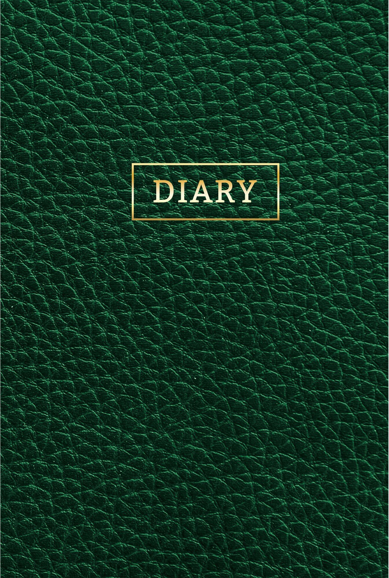 Ежедневник недатированный Leath. Green, 128 листов, А5-