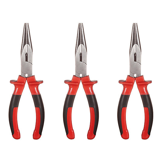Длинногубцы 180 мм (3 шт.)