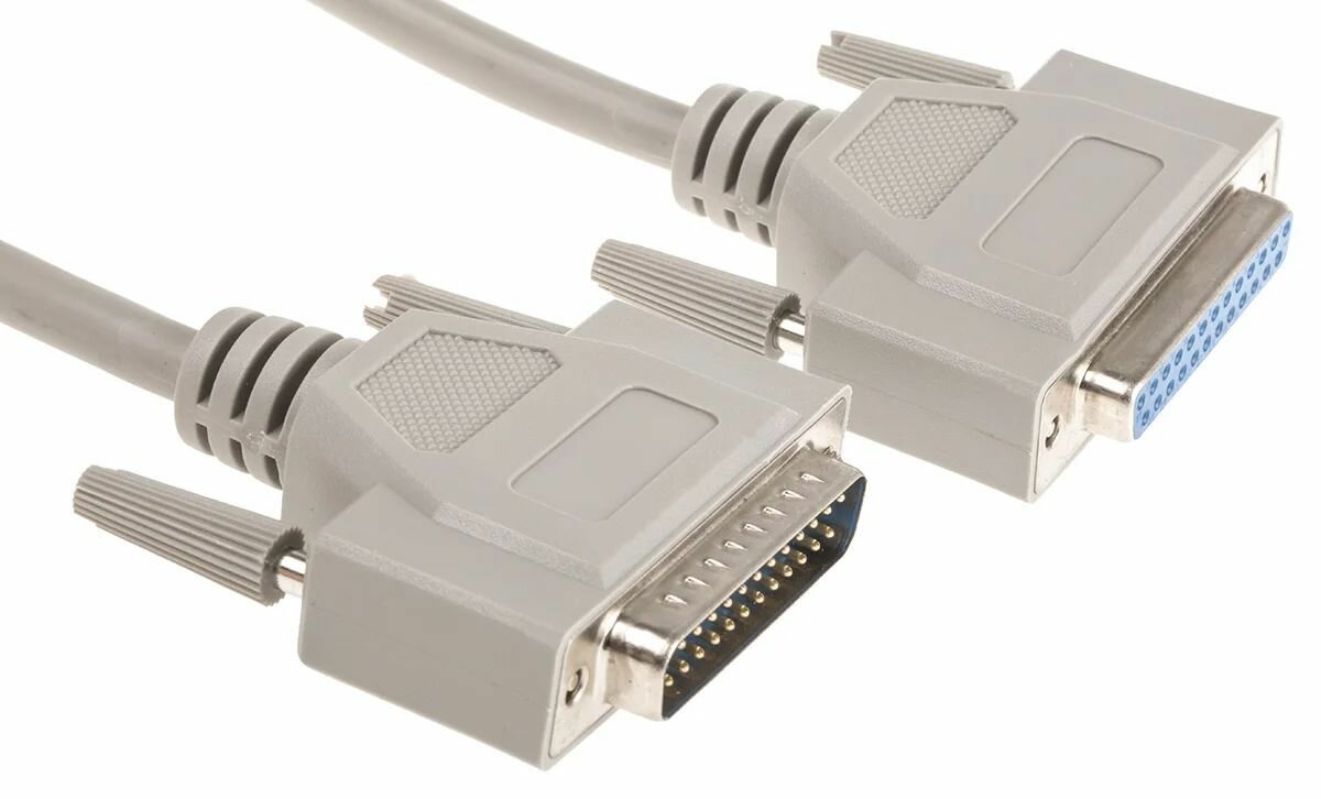 Кабель 25-контактный разъём/штекер DB-25 LPT-порт COM25 (m-f)