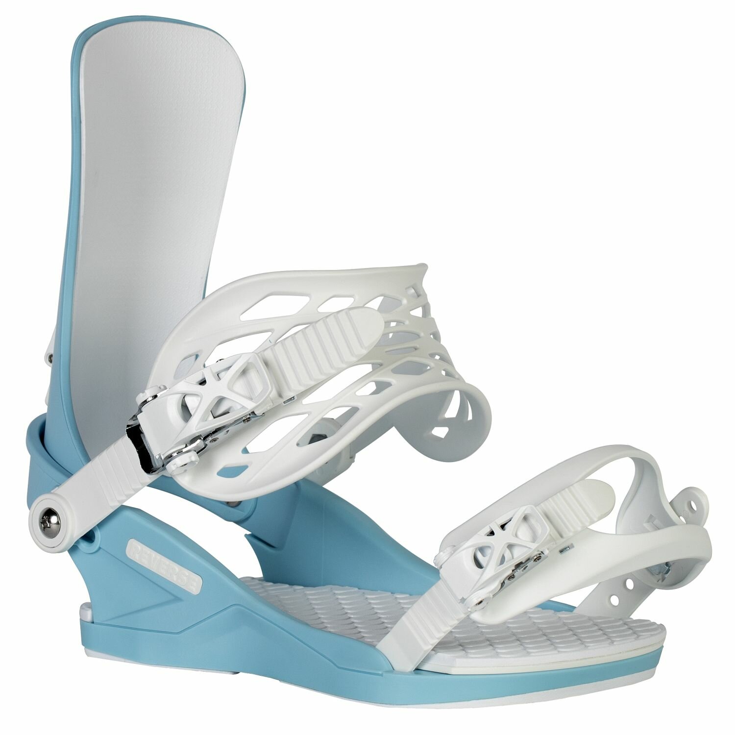 Крепления для сноуборда Reverse Ever, для женщин, голубые/белые, уровень жесткости 5