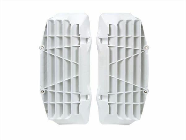 Решетка радиатора увеличенная Rtech R-GRKTMBN0017 для KTM SX/SXF/TC/FC 16-18, SX250 17-18, EXC/EXCF/TE/FE 17-19 белая для мотоцикла