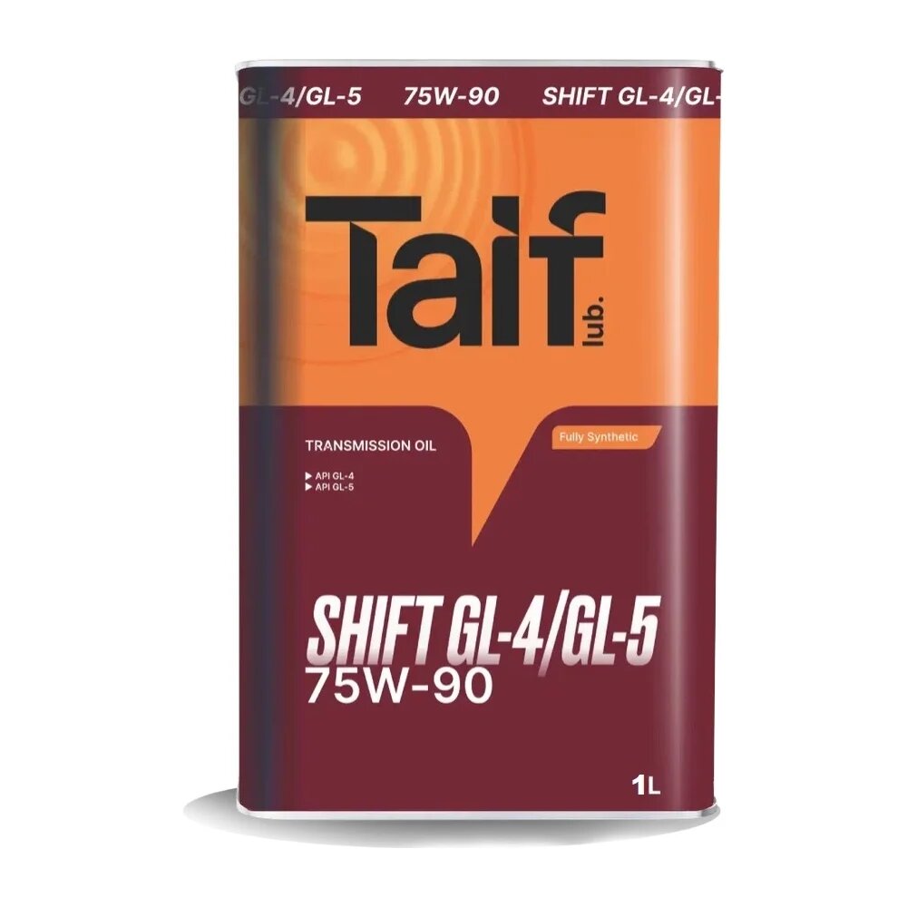 Автомобильное масло TAIF SHIFT GL-4/GL-5 75W-90, 1 л 214041