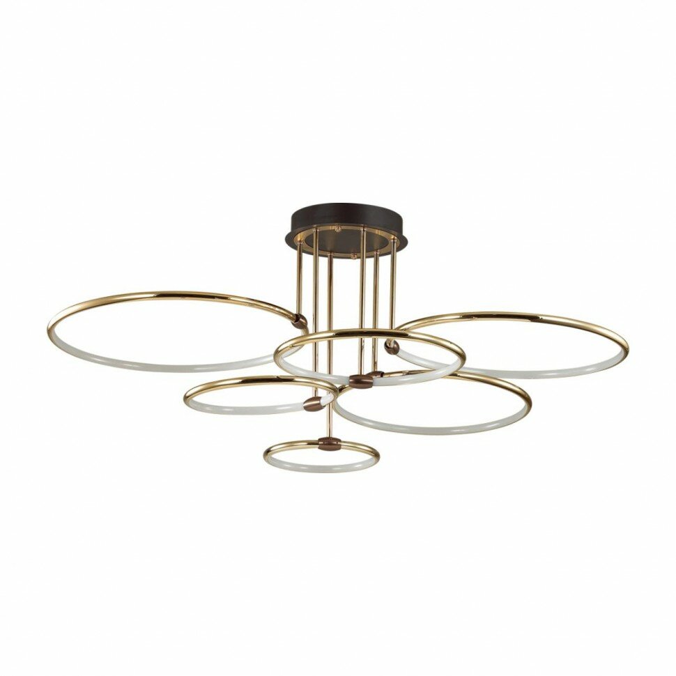 Lumion 5283/99CL LEDIO LN23 071 золотой, коричневый Люстра потолочная LED 156W 3000-6000K с пультом ДУ 9899Лм 220V URSULA