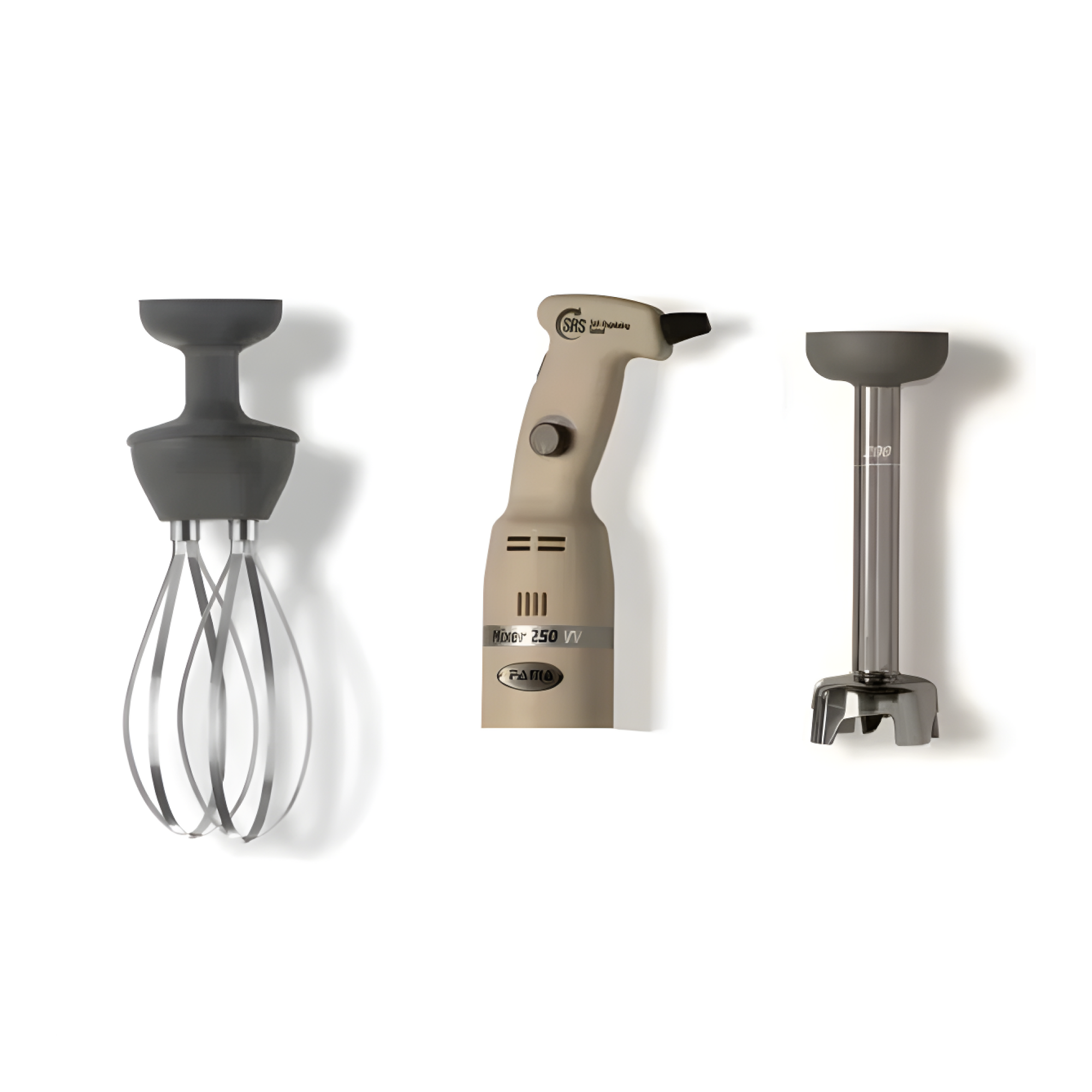 Миксер погружной c венчиком и ножом FAMA FM250VVC200MM, 75х90х575 мм, 220 В, 0,25 кВт