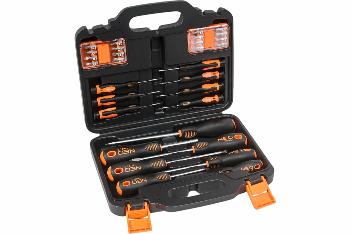 Набор отверток и насадок 30 штук NEO Tools 04-209