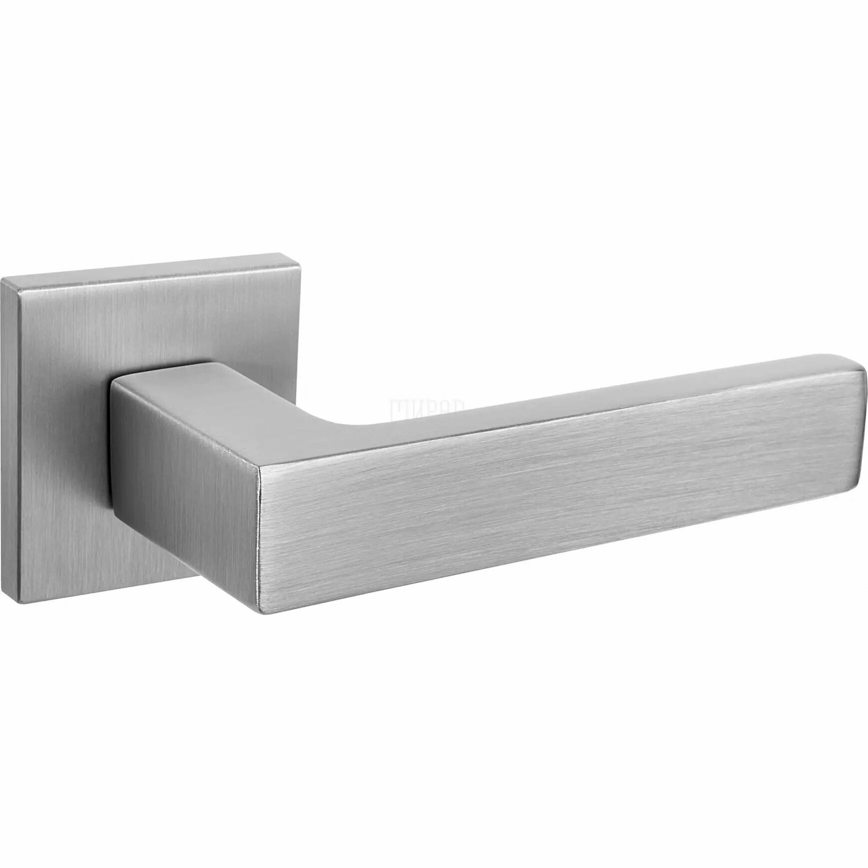 Дверные ручки Renz (Ренц) "Корсико" INDH 323-03 slim на квадратной розетке суперсатин. хром