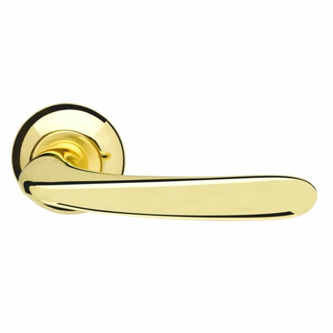 Ручка дверная межкомнатная Armadillo Pava LD42-1GP/SG-5 золото/матовое золото TECH (кв. 8х140)