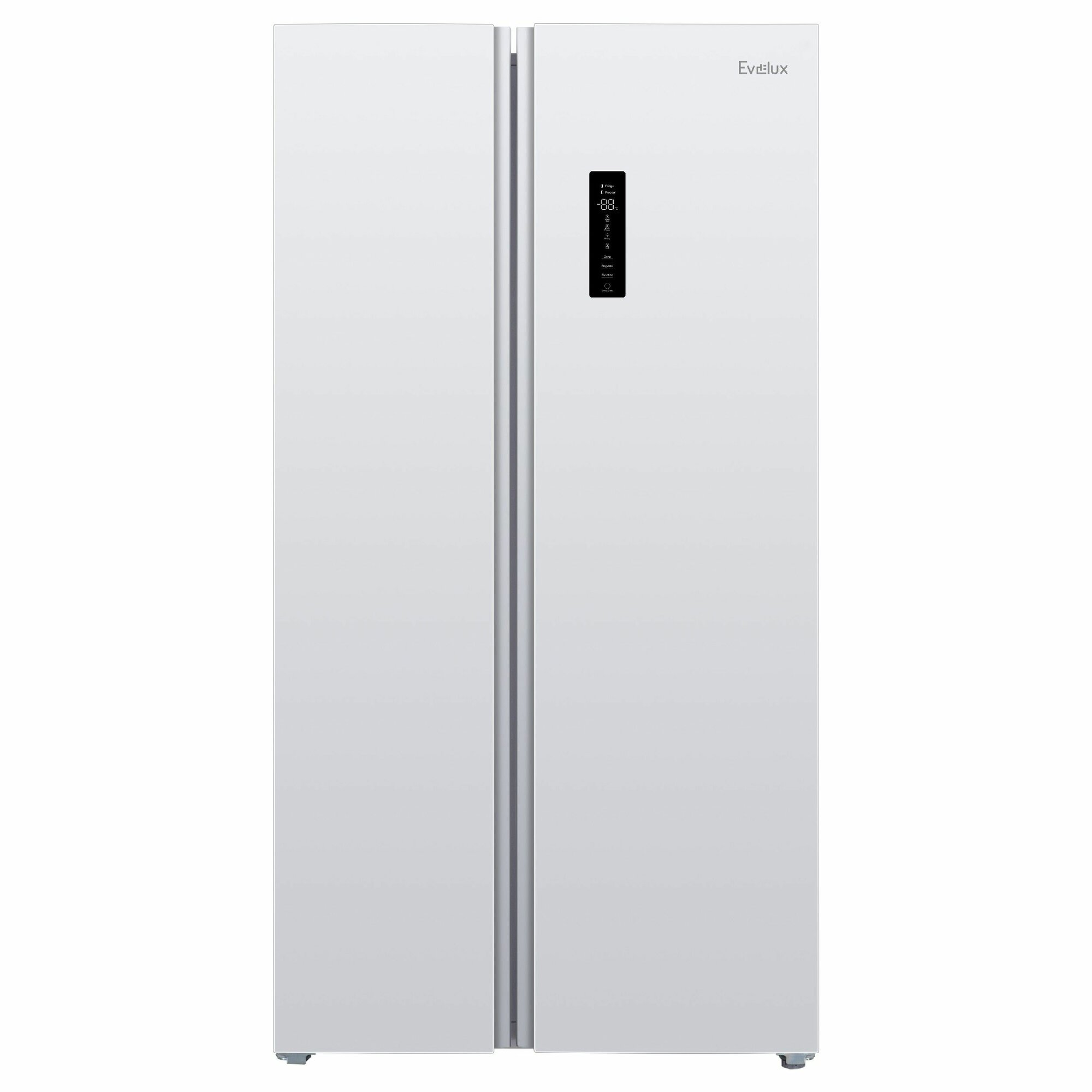 Холодильник двухкамерный Side-By-Side Evelux FSBS 5100 W объем 488 л, сенсорный, No Frost, A+, белый