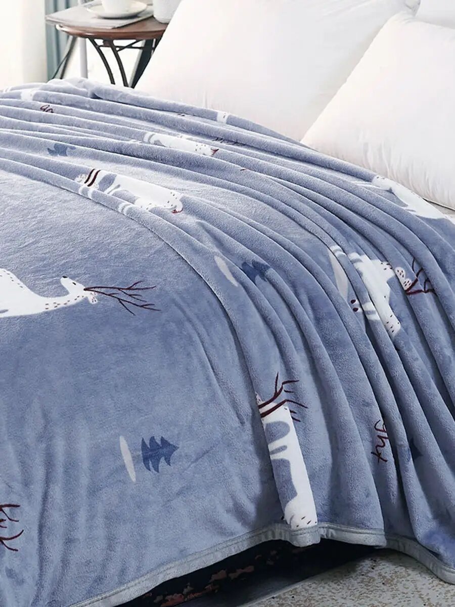 Плед 200х220 евро на кровать Lindo