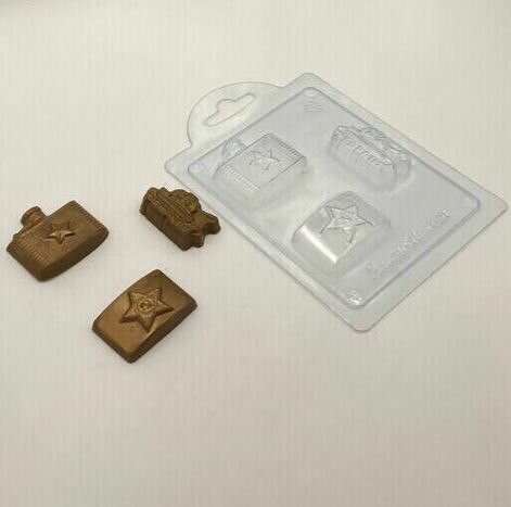 Формочка для шоколада : Сухопутная тематика мини молд из толстого пластика