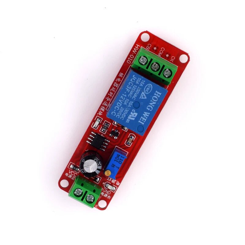Реле времени с задержкой, постоянный ток 12 В, 0-10 секунд, модуль реле времени NE555, экран, реле времени, реле времени, переключатель с таймером, автомобильные реле импульсного поколения