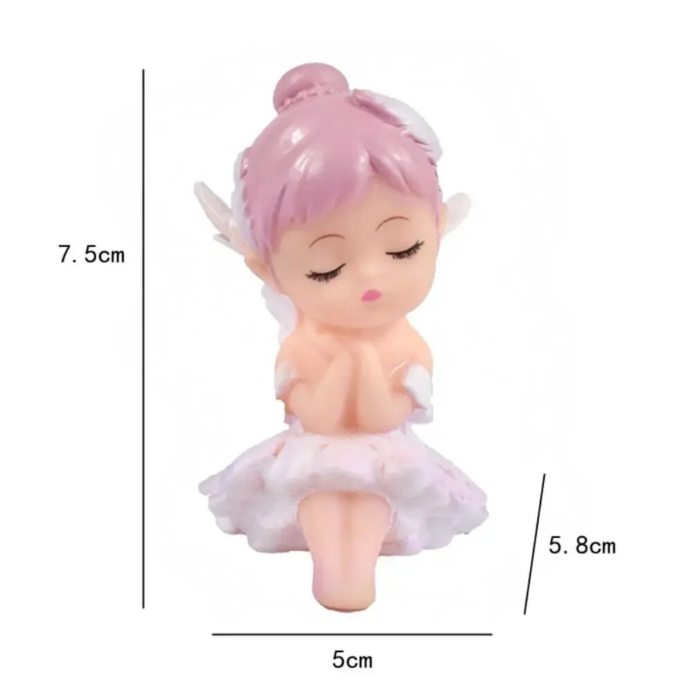 Подия и вечеринка, ПВХ, аниме-фигурка, топпер для торта, сделай сам, топпер для торта с ангелом для девочек, красочный лайщий торт, украшение для дома
