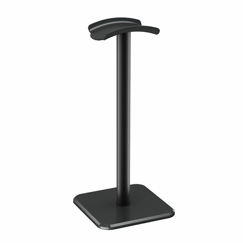 Съемный кронштейн для головы для наушников, креативное металлическое крепление для головы для наушников - черное, 1 комплект