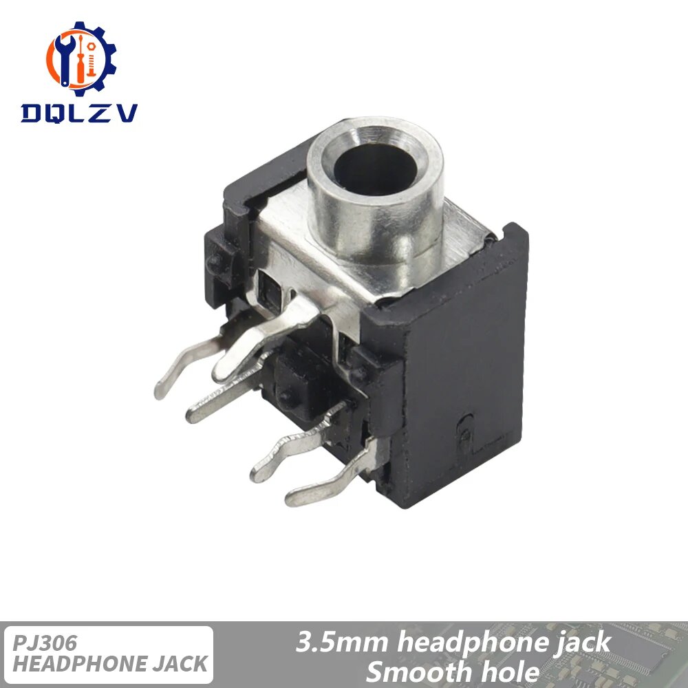 Разъем для наушников DQLZV PJ306 розово-зеленый