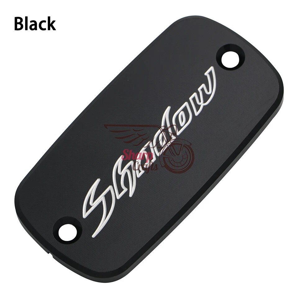 Мотоциклетный главный тормозной цилиндр для переднего колеса Крышка Резервуара Защитная крышка для Honda Shadow VT400 VT600 VT750 ACE VT1100 дух VLX600 Black