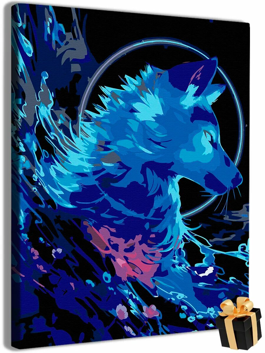 Картины по номерам Волк