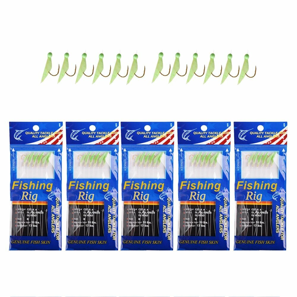 Светящаяся наживка JSHANMEI скумбрия, Model-C, Size 4-5Packs