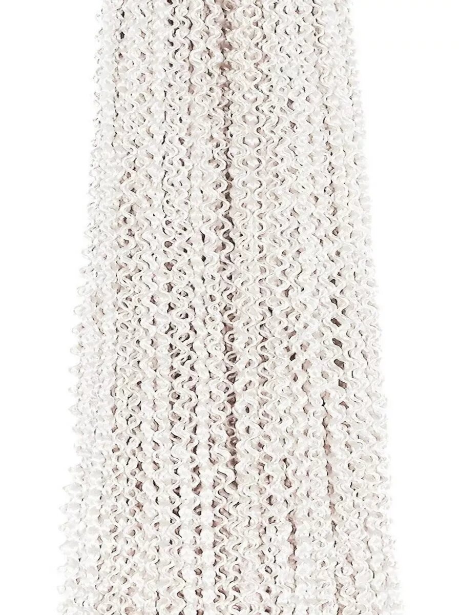 HAIRSHOP зизи гофре косички для плетения, цвет 600 (Белый) 110 см